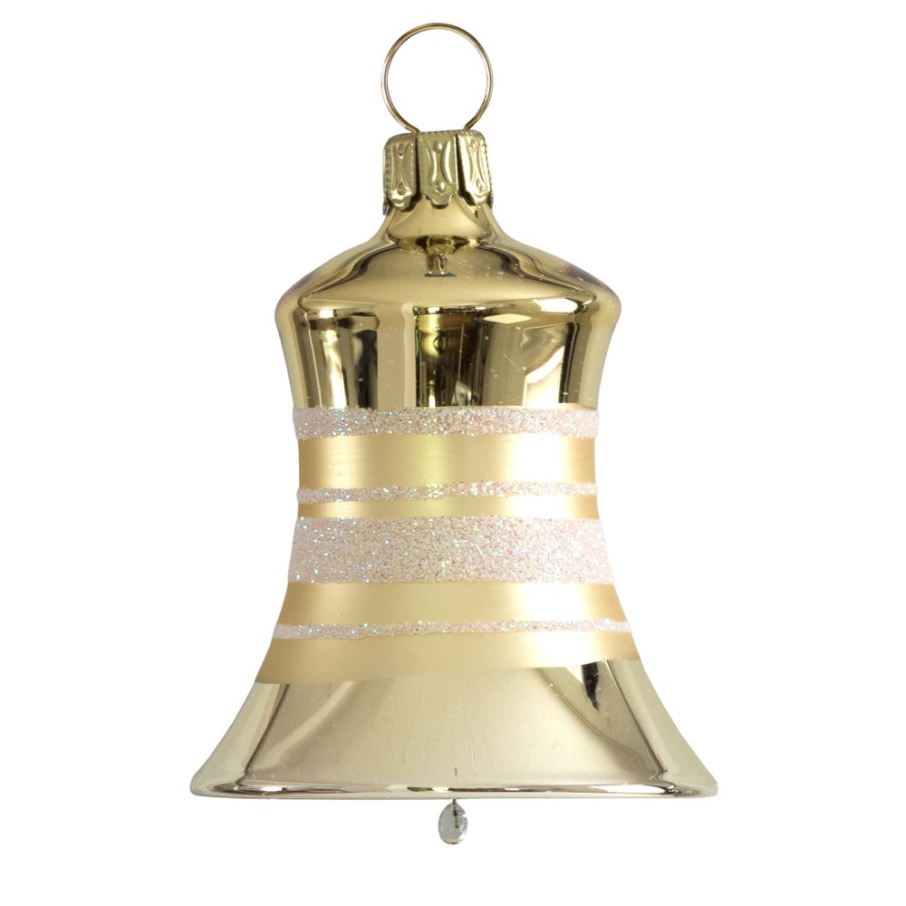 5 cm Glocke, Sortiment schlichte Eleganz, 3-fach gold | Glocken ...